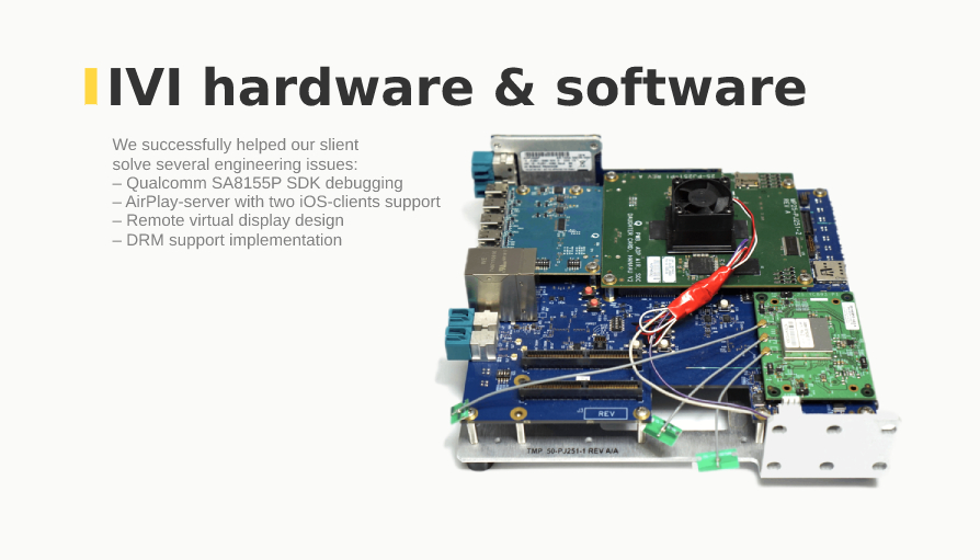 车载信息娱乐系统(IVI)开发|推广案例 - beplay体育手机